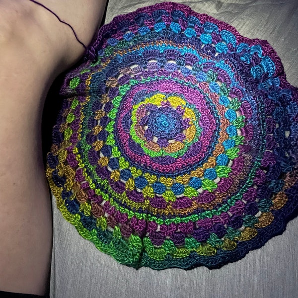 Mandala Crochet Pattern Blanket, Crochet Afghan, Crochet Christmas Tree ...