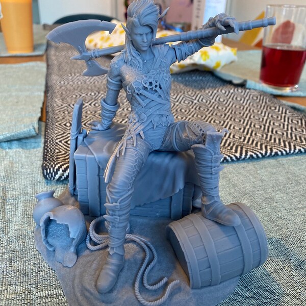 Toph Beifong Avatar the Last Airbender 3D Printed Model Nomnom Figures ...