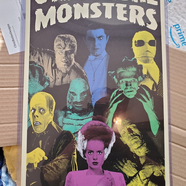 Universal Monsters 11x17 Movie Poster - Etsy