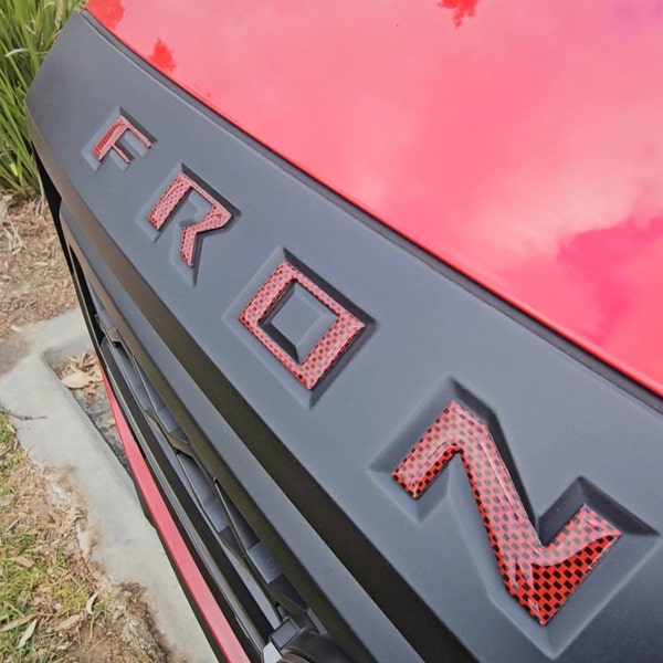 Domed 3D Raised Letters Inserts Compatible With TRD Pro Skid Plate ...