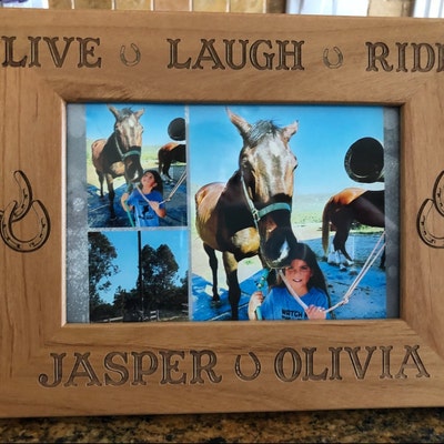 Horse Rider Personalized Frame Equine Lover Gift Horse Lover - Etsy