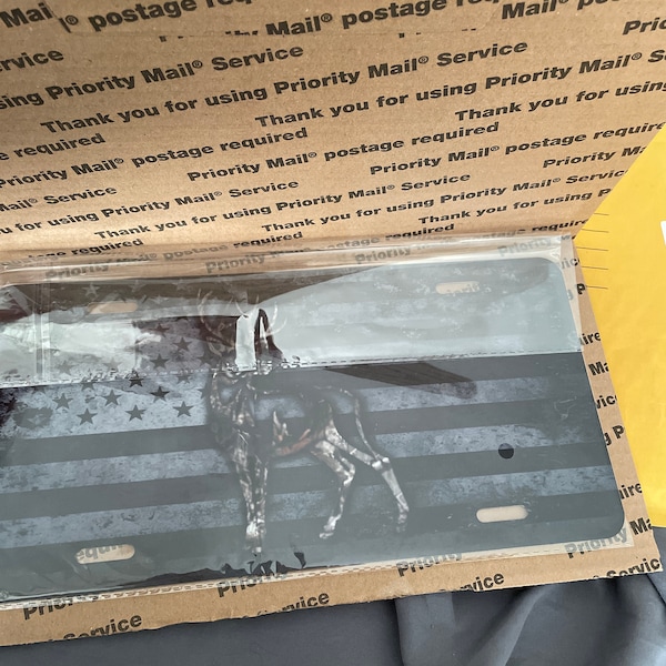 American Flag License Plate - Camouflage Deer Graphic Vanity Plate ...