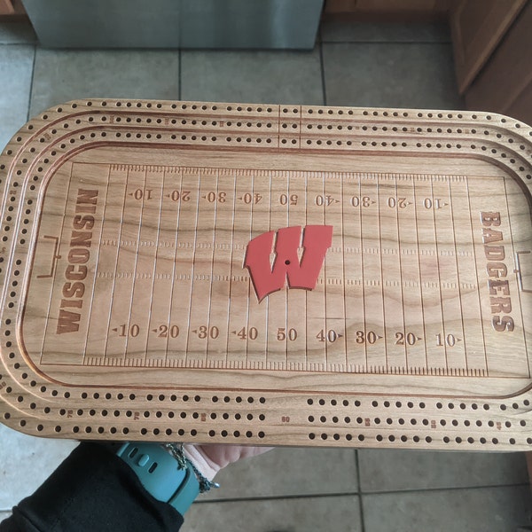 Upper Peninsula (michigan) Cribbage Board and Wall Display ...