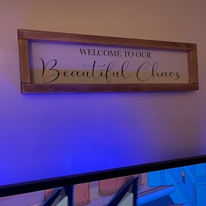 Love You,bye Farmhouse Style Modern Sign Rustic Present gift UK Quote ...