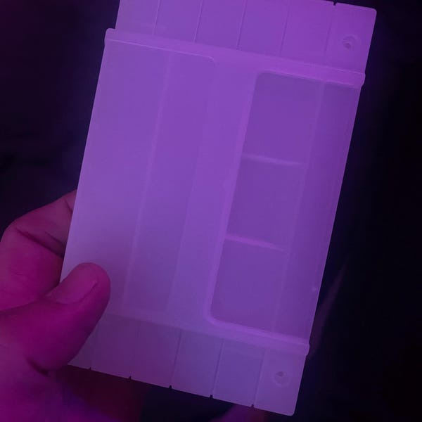 SNES Replacement Case Cartridge Shell - Transparent COLOR TOP Quality ...