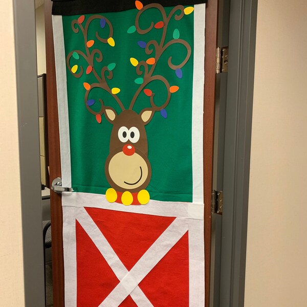 Reindeer Bulletin Board, Christmas Bulletin Board, Reindeer Wall ...