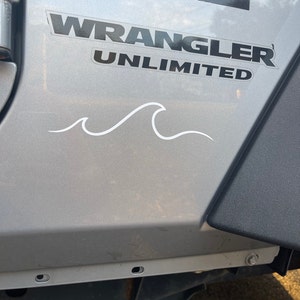 Ocean Wave Vinyl Decal Vinyl Sticker, Wave Decal, Ocean Decal, Car ...