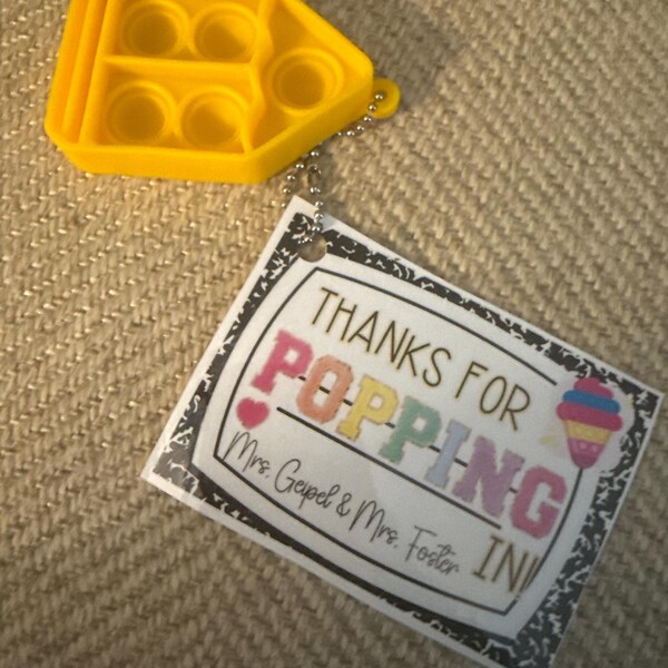 Back to School - Editable Gift Tag for Bracelets | Composition Notebook ...