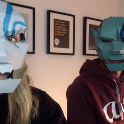 ORC Mask Make an Orc Mask From Card With This PDF Download - Etsy