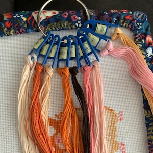 MIDI Floss Thread Drops With Label Tag Slot Cross Stitch, Embroidery ...