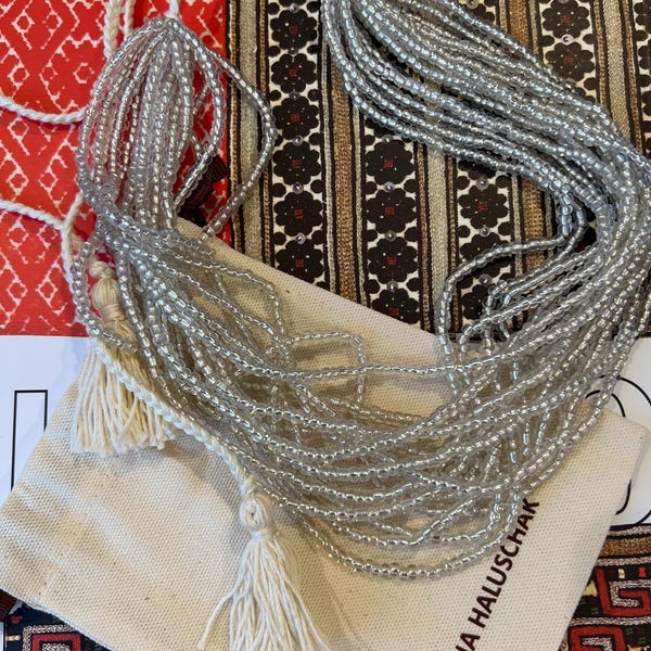 Replica of Ancient Greenland Beaded Necklace NUILARMIUT Seed Bead ...