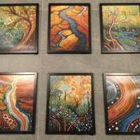 8 Original Beautiful Native Australian Aboriginal Prints Bundle of 8 ...