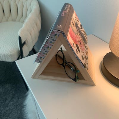 Wooden Bookmark / Book Stand - Etsy