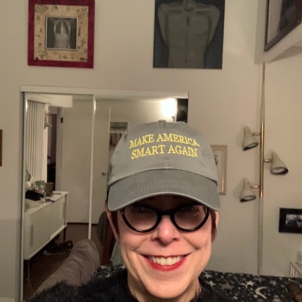 Make America Smart Again Embroidered Dad Hat - Adjustable, 100% Cotton ...