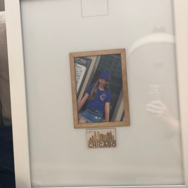 Guest Book Drop Box Frame With Photo Opening, Wedding, Guestbook, Frame ...