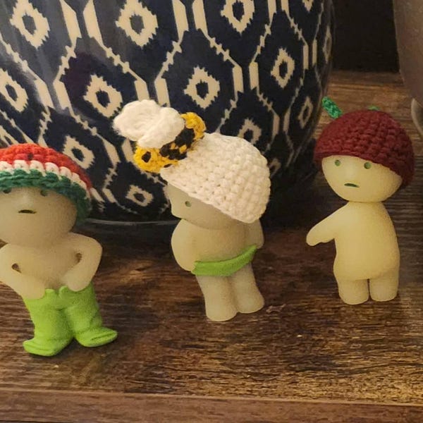 Smiski Crochet Hat Fruit - Etsy
