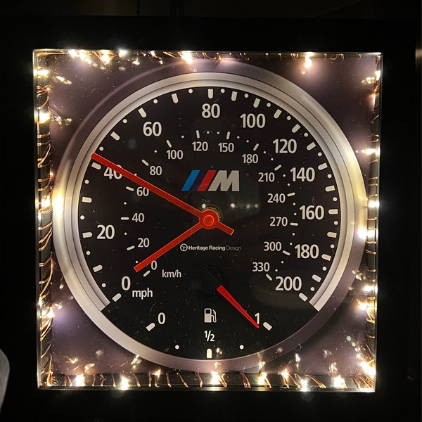 Vintage BMW E46 M3 Speedometer Wall/shelf Clock - Etsy