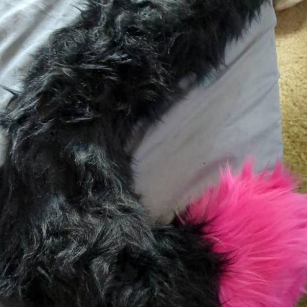 CUSTOM: Cat/feline Fursuit Tail -with Curve- - Etsy
