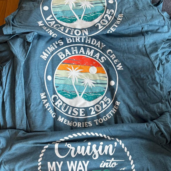 Cruise Birthday Shirt, Cruisin' My Way Into, 80th Birthday Cruise ...