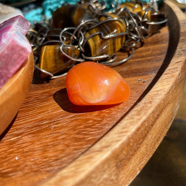Carnelian Tumbled Stone Multiple Sizes Available Tumbled Carnelian