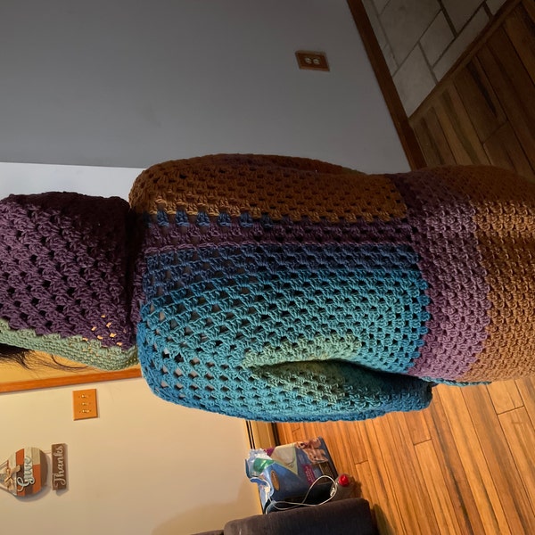 Moorland Aria Crochet Blanket - Etsy