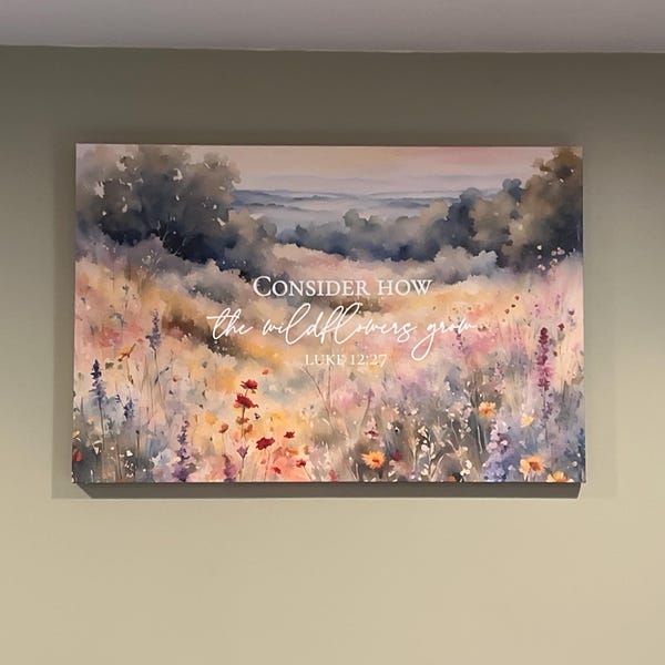 Custom Bible Verse Canvas Wall Art, Stretched Canvas Christian Home ...