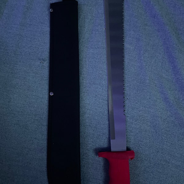 The Walking Dead Rick Grimes Red Handle Machete Prop - Etsy