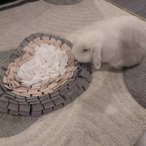 Original Flower Forager Snuffle Mat & Aesthetic Fleece Slow Feeder ...