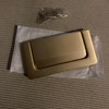 Invisible Rectangle Pulls, Ring Knobs, Drawer Knobs, Gold Pull,dresser ...