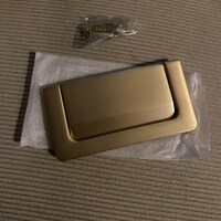 Invisible Rectangle Pulls, Ring Knobs, Drawer Knobs, Gold Pull,dresser Knobs, Gold Ring Pull ...