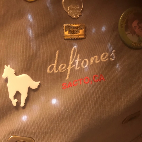 White Pony Pin, Deftones Pin, Diamond Eyes - Etsy