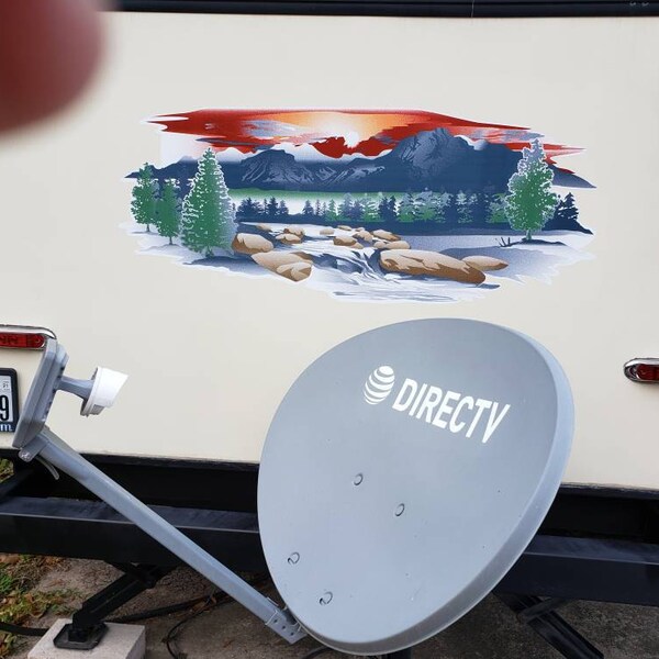 1 RV Trailer Camper Mountain Scene Decal Graphic -930-4 - Etsy