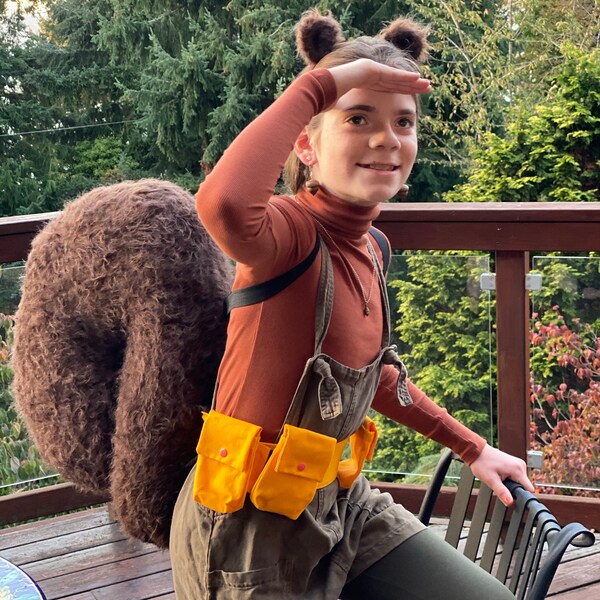 Squirrel Girl Cosplay Set - Tail, Utility Belt, Headband With Ears ...