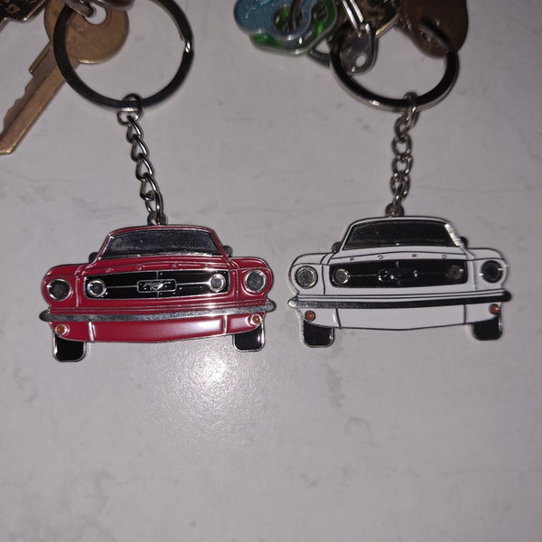 1965 Ford Mustang Keyring – Classic Muscle Car Gift - Etsy