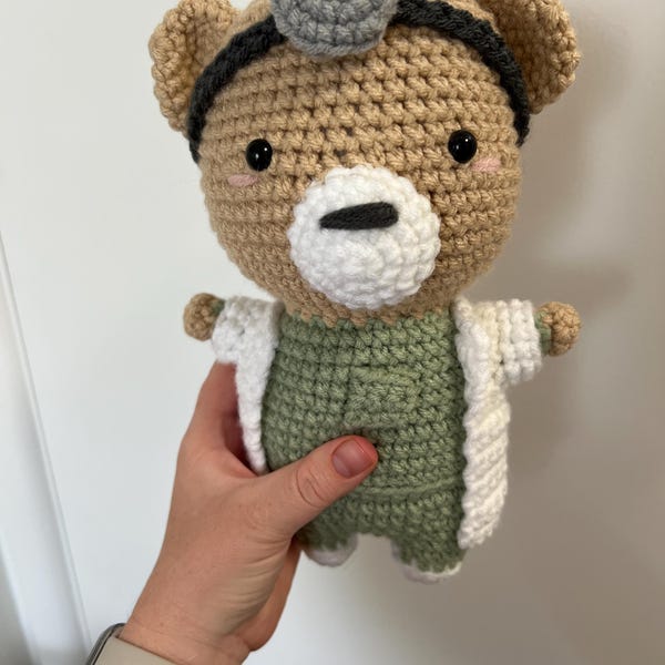 Amigurumi Toy Biology Plushie Microscope Crochet Toy for Kids Science ...