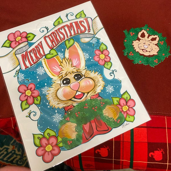 Bean Bunny Muppet Christmas Carol/ the Muppets / Muppet Fan Art / Fine ...