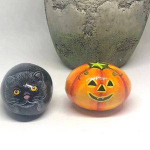 Cow Painted Rocks Farm Animal Painted Stones for Home Decor - Etsy