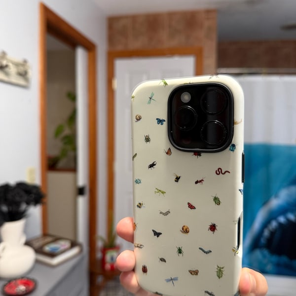 Little Bugs Phone Case, Insects, Entomology, Butterflies Phone Cover ...