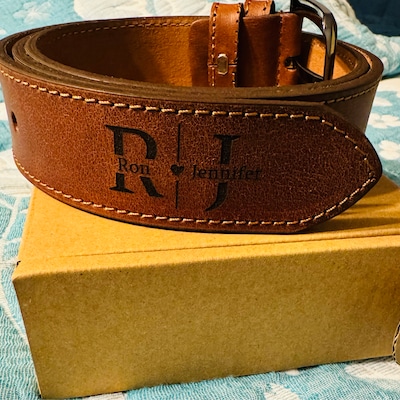 Father's Day Leather Belt, Customized Belt for Him, Personalized Belt ...