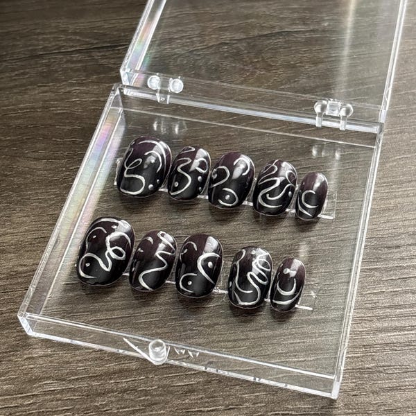 Kpop Demon Hunter Inspired Rumi’s Golden Nails\kdh Huntrix Cosplay ...