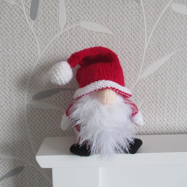 PDF Knitting Pattern Santa Gonk Xmas Gnome Toy Ornament & Chocolate ...