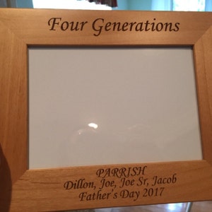 4 x 6 Generations picture frame | Etsy