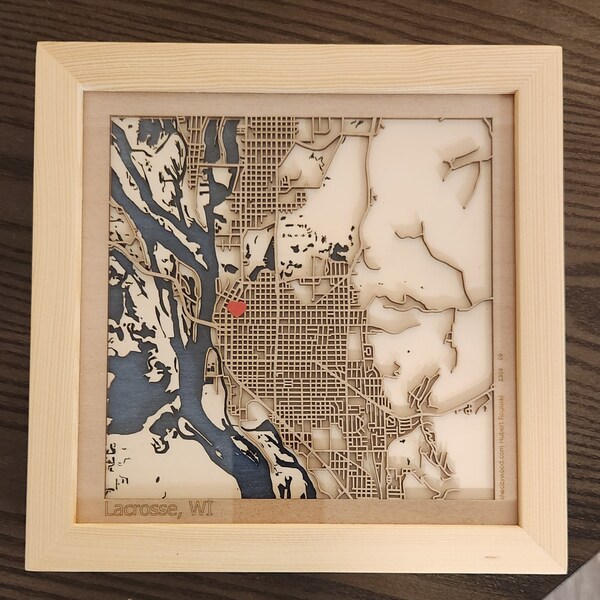 Woodcut Map Art - Custom City Wood Map - Any City - Etsy