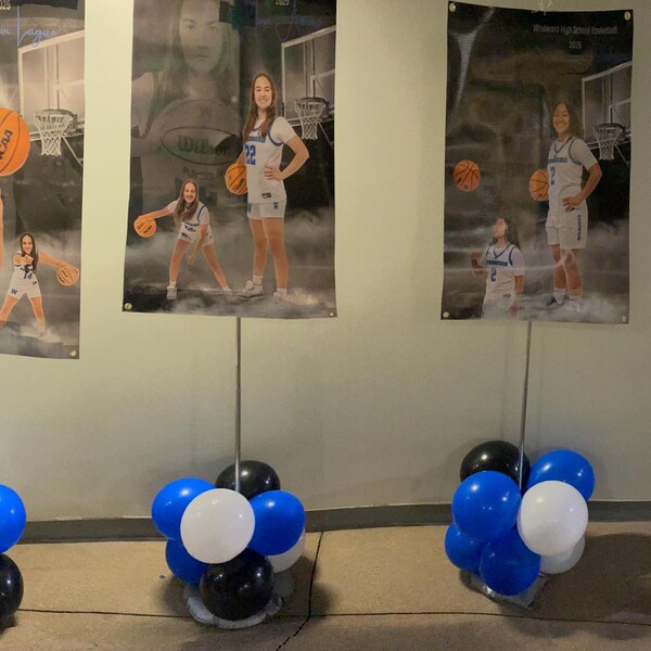 Custom-printed Vinyl Volleyball Banner, Weatherproof High School Senior ...