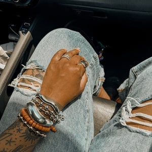 Neon Rose Quartz Bracelet Gemstone Beaded Bracelet Custom Designs ...