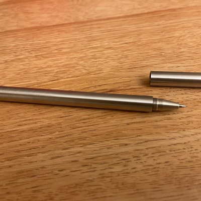 Minimalist Ballpoint Pen. Heavy Brass Hexagonal. Engraving. - Etsy