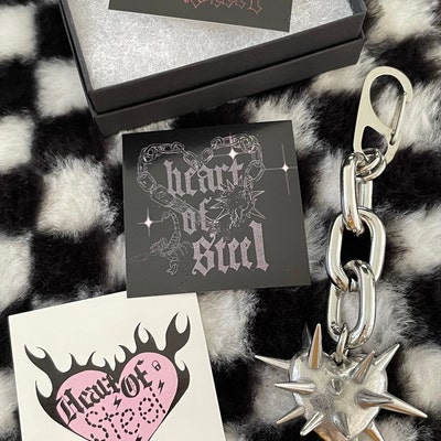 Heart Morningstar Mace Keychain - Etsy