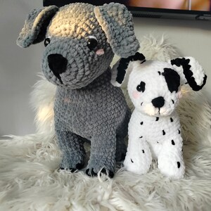 Crochet Animal Dog Pattern Amigurumi Doggie Puppy PDF Tutorial TWO ...