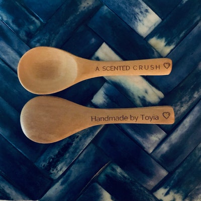 BULK CUSTOM Mini WOODEN Spoons 3 Inch Tea Espresso Spice Scrub Spoon ...