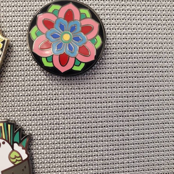 Dancheong Enamel Pin - Etsy